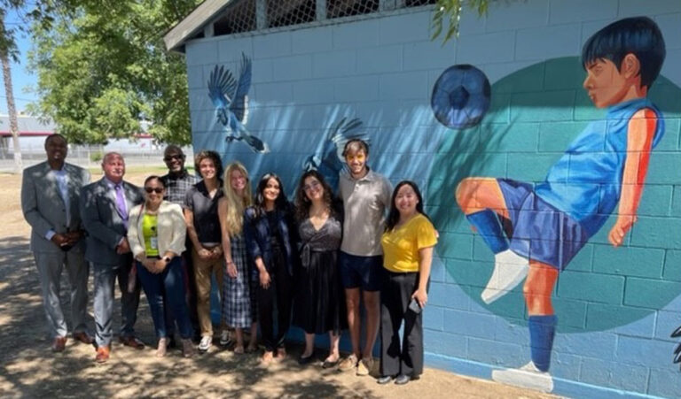 Calwa Park Mural Honors Young Soccer Players – City of Fresno