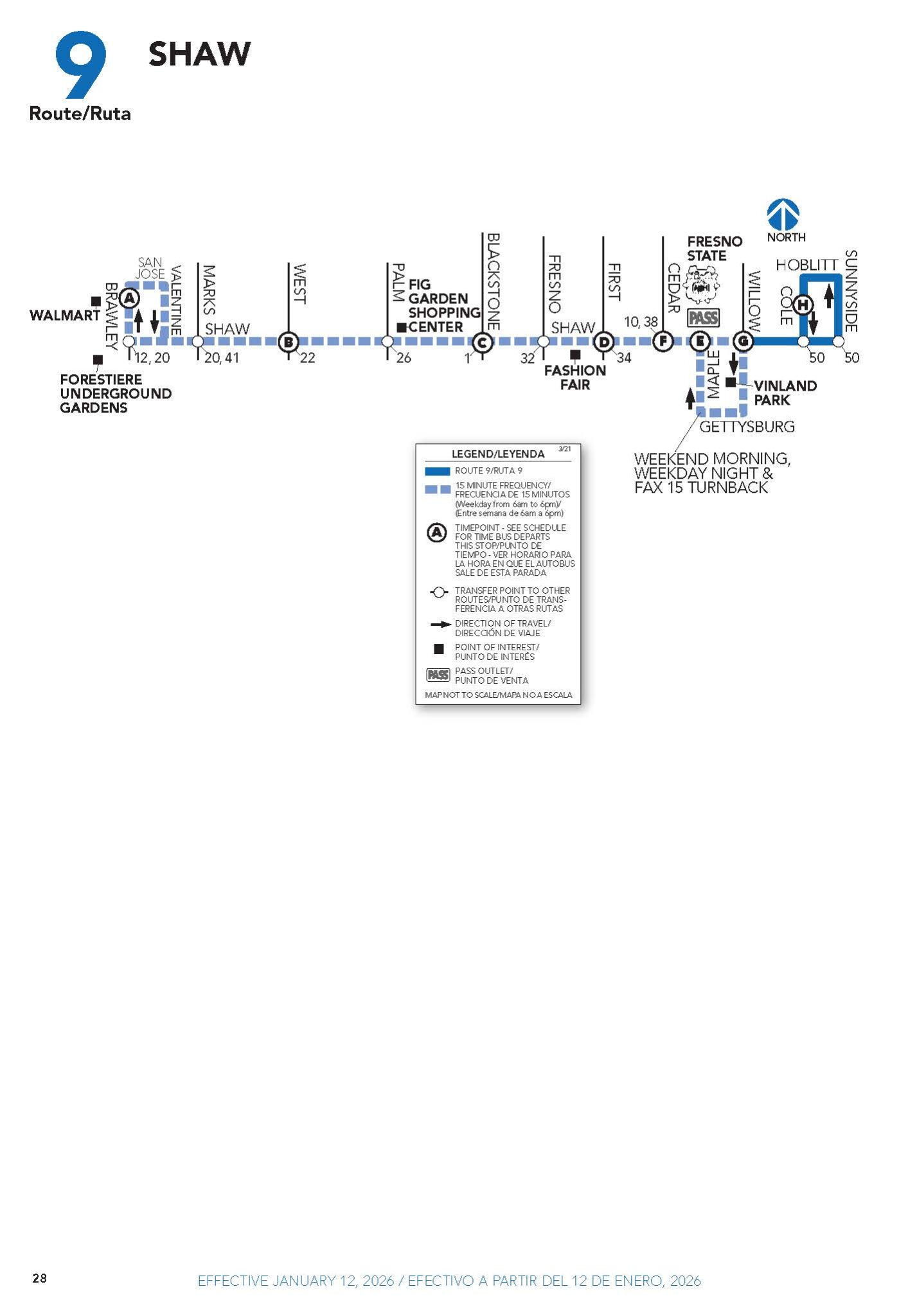 FAX Routes & Schedules – City of Fresno